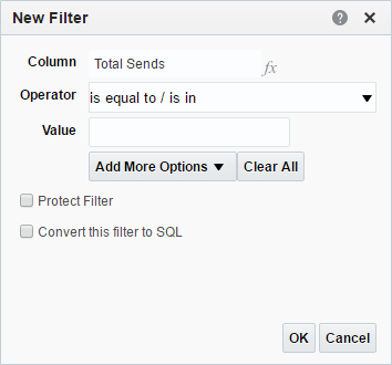 Step 4: Filtering the analysis