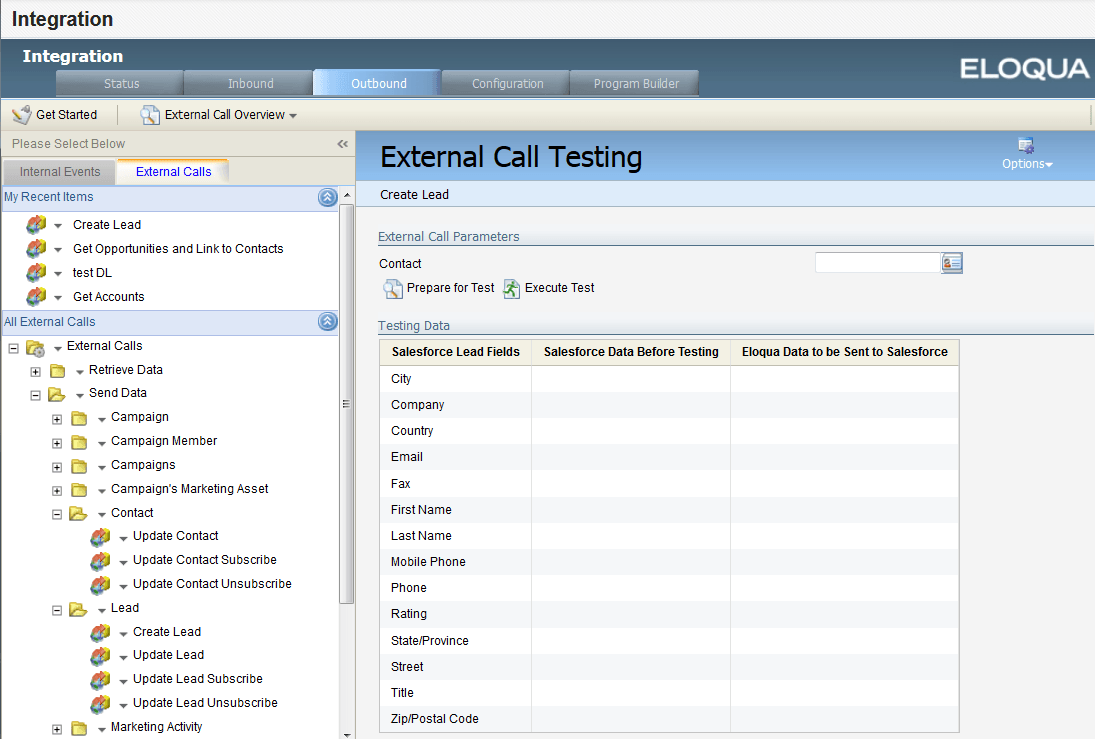 Testing the external calls to Salesforce