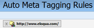 Managing auto meta tagging rules