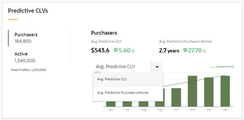 Navigating the Predictive CLV dashboard