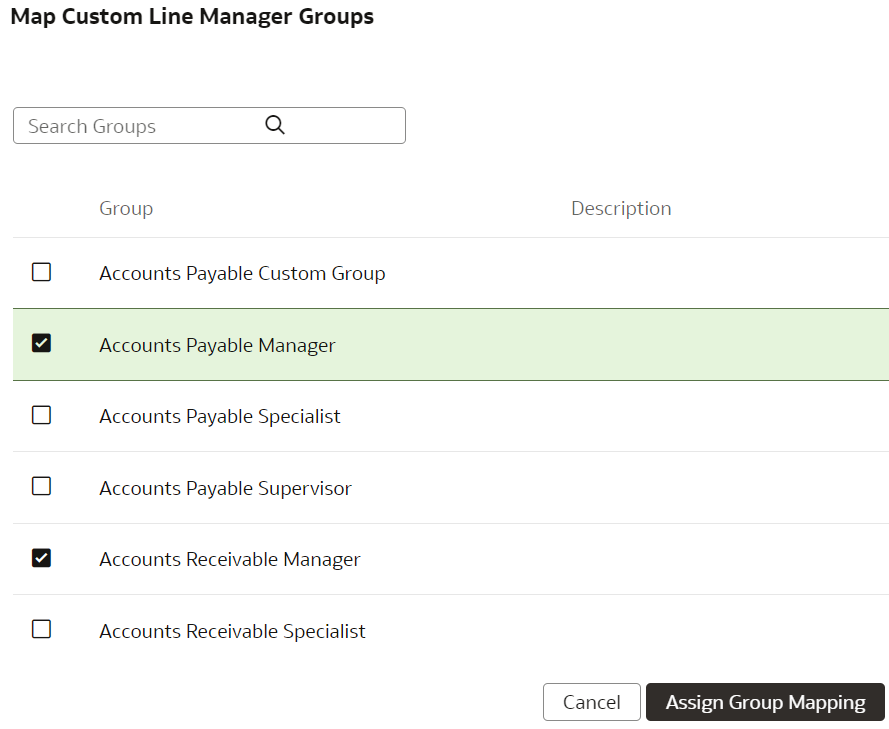 Manage Groups