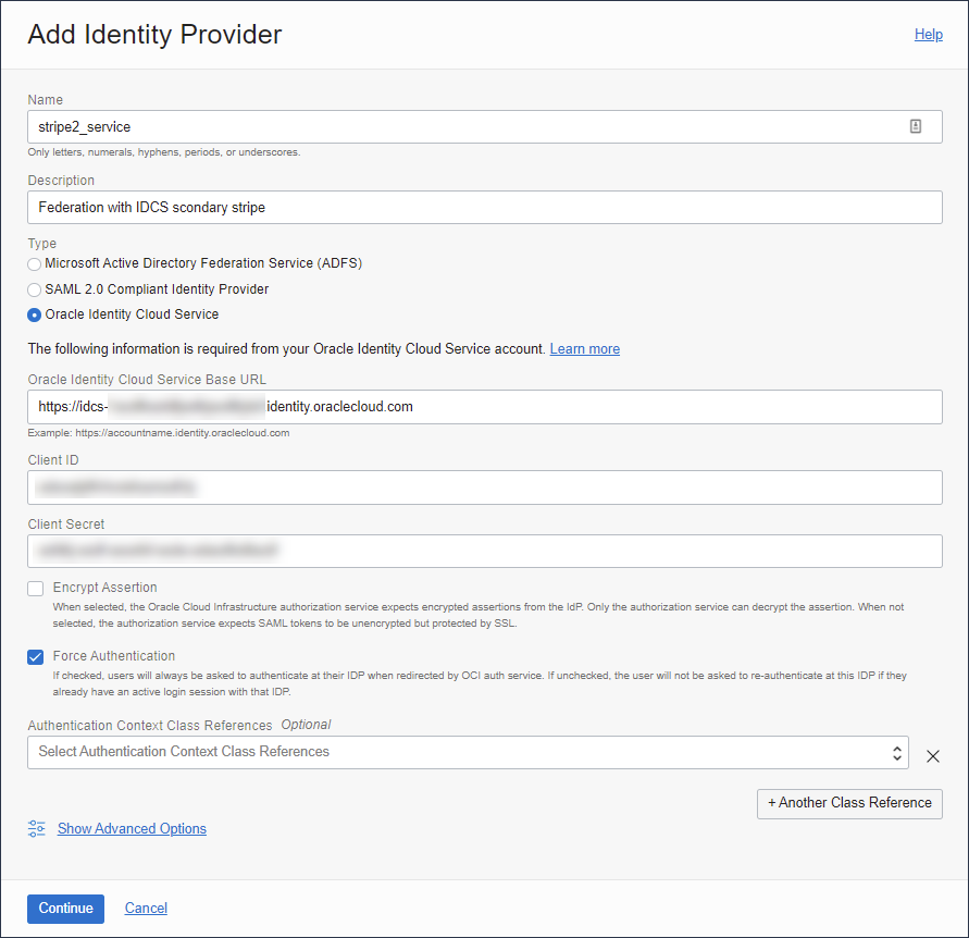 Configure Multiple Identity Stripes for Oracle Integration 3
