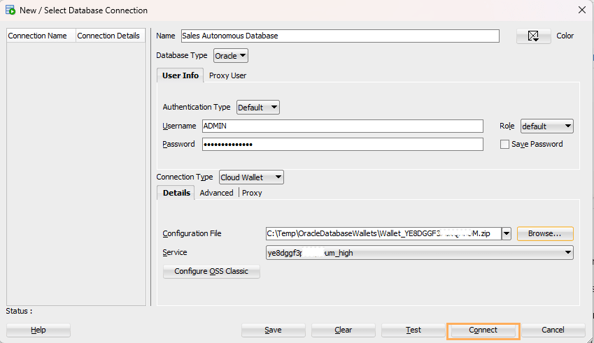 Connect Oracle Sql Developer With A Wallet Mtls 5759