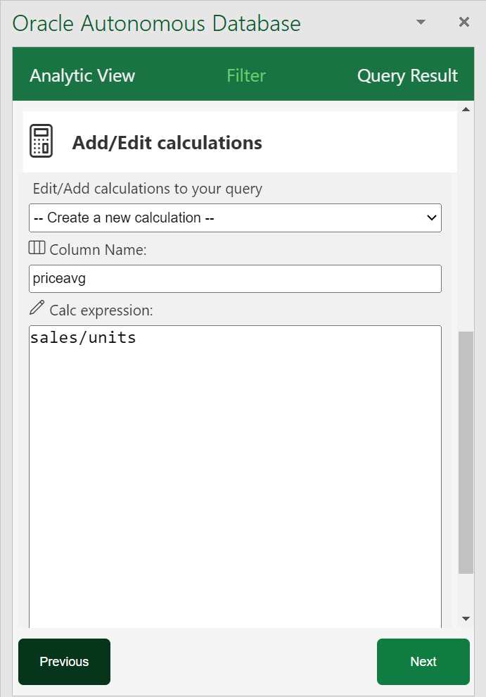 The Data Analysis Tool