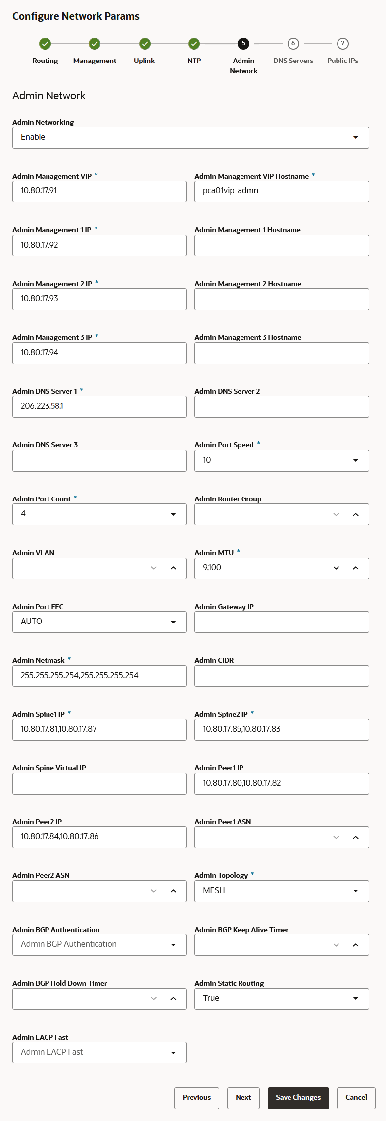 Completing the Initial Setup and Configuration from the Graphical User ...