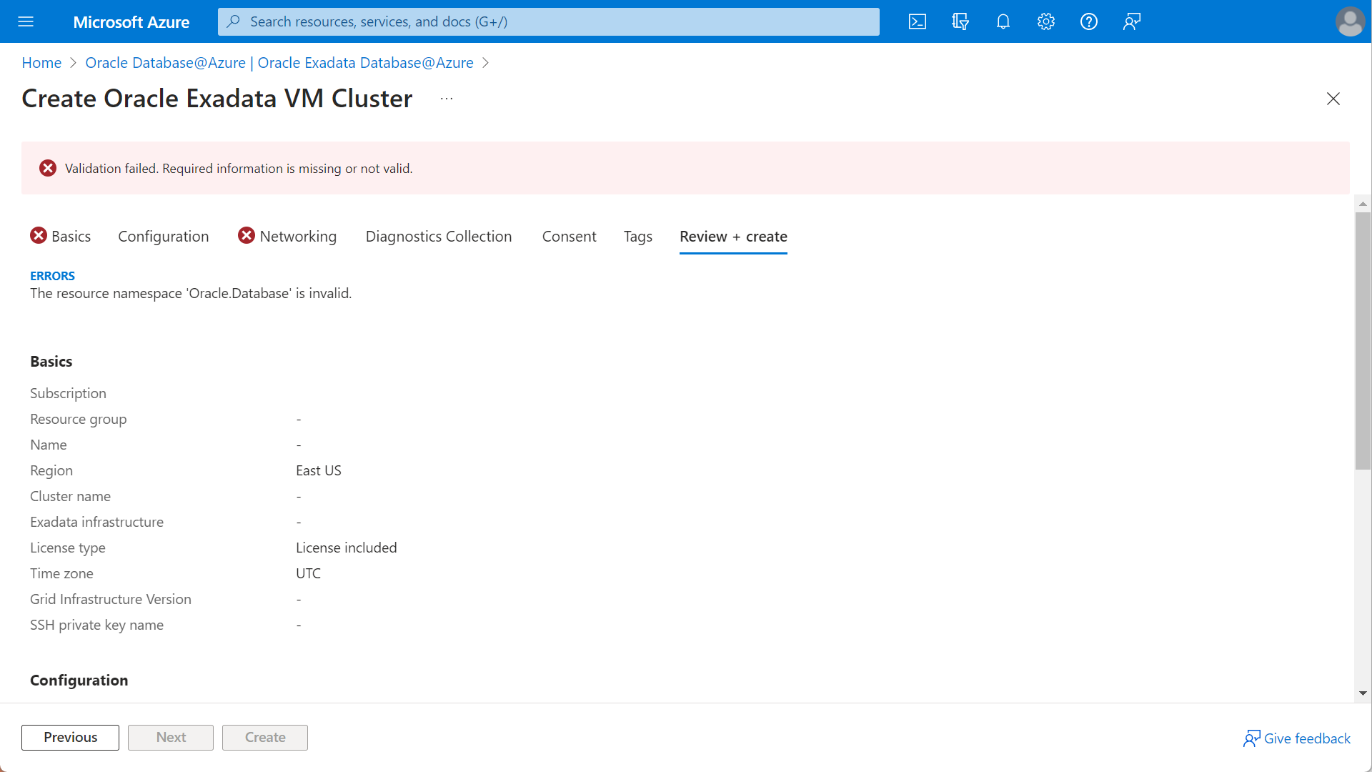 Provisioning an Exadata VM Cluster