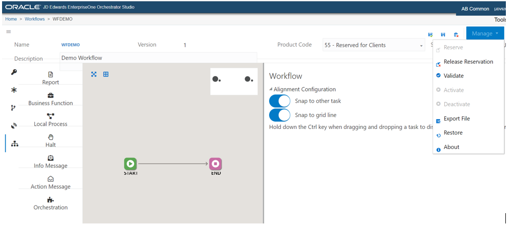 Creating Workflow Objects with Data Structures in Web Object Management Workbench