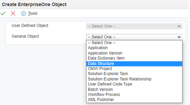 Creating Workflow Objects with Data Structures in Web Object Management Workbench