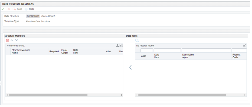 Creating Workflow Objects with Data Structures in Web Object Management Workbench