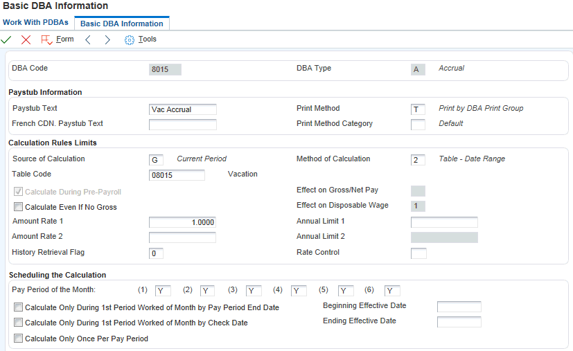 Example Vacation Rollover For Time Not Immediately Available