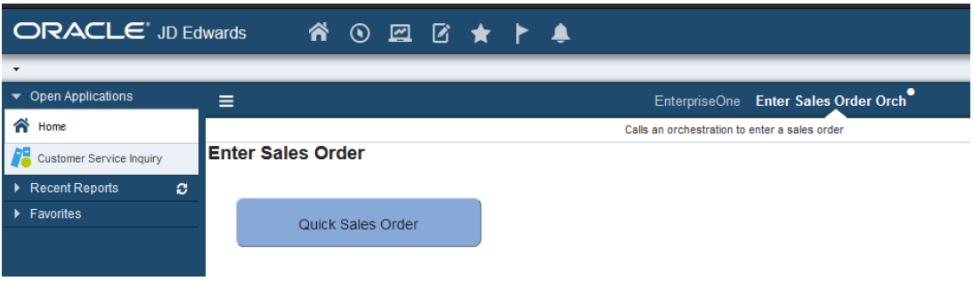 Creating an Orchestration to Enter Sales Orders in EnterpriseOne