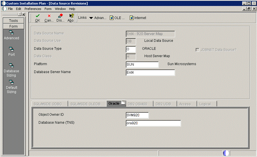 Verifying Custom Server Map Data Source Information