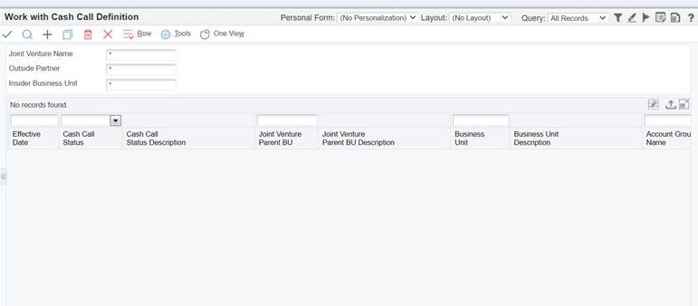 Creating and Invoicing Cash Calls
