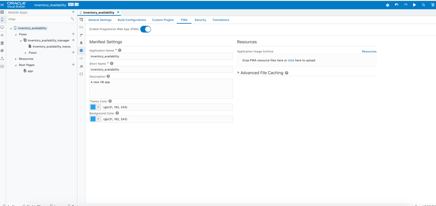 Creating A Mobile Application In Vbcs For Inventory Availability 5273