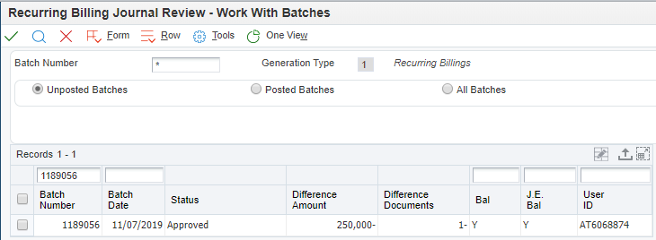 Processing Recurring Billing for the First Quarter