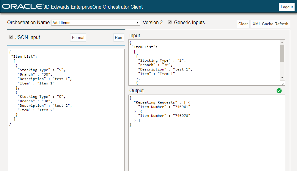 Creating an Orchestration for Adding Multiple Records to EnterpriseOne