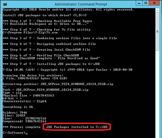 Obtaining And Using Archive Files For One Click Provisioning