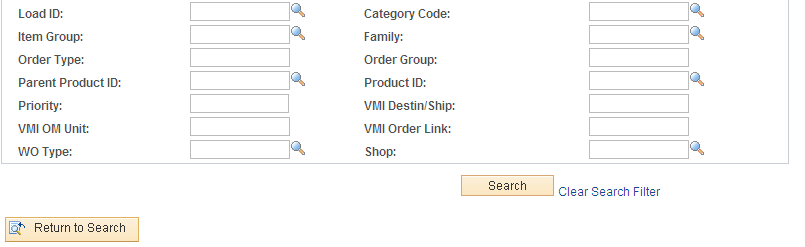 Shortage Workbench Page