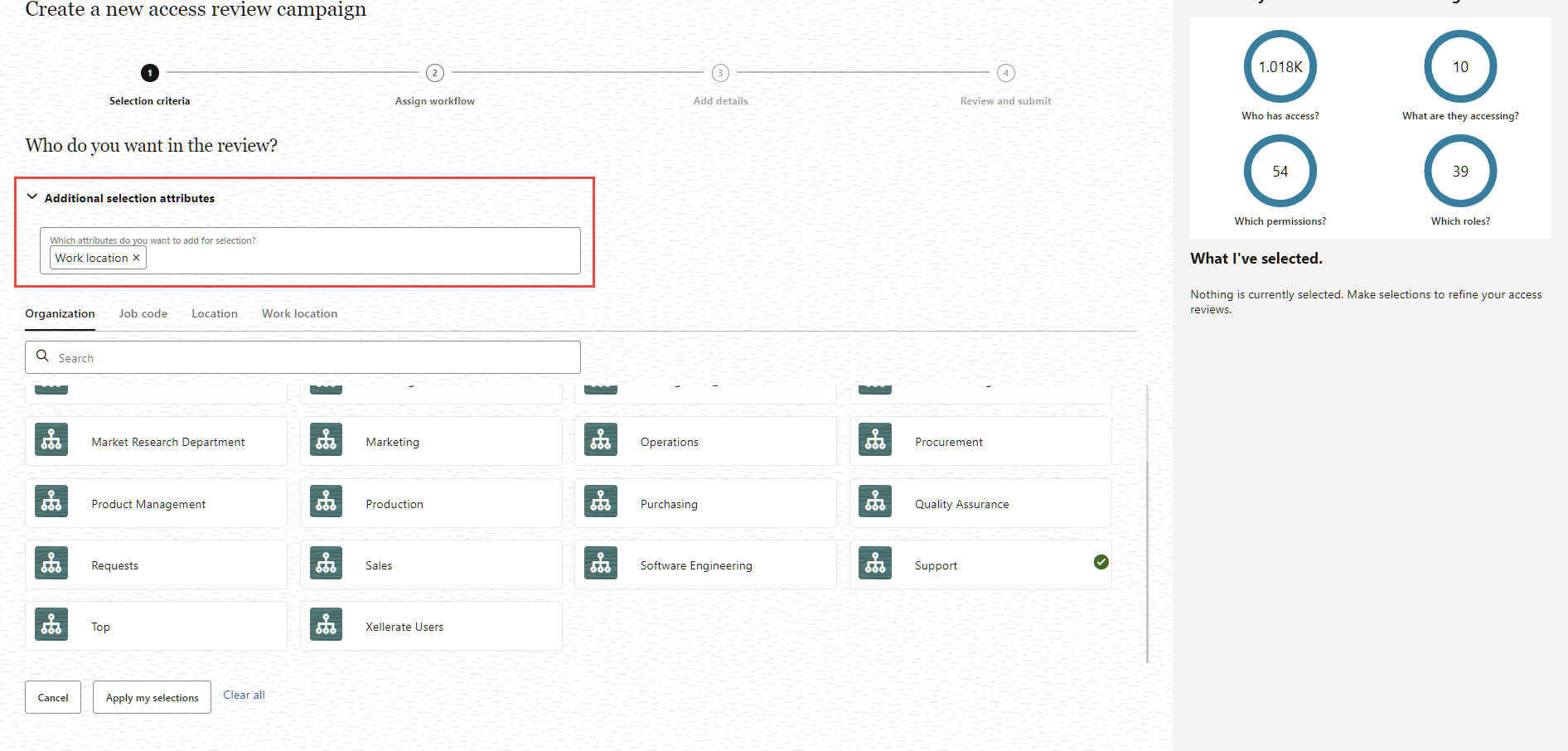 Create User Access Review Campaigns with Oracle Access Governance