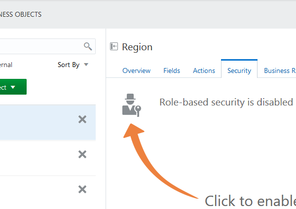 Refining Role-based Security in Oracle Visual Builder Cloud Service