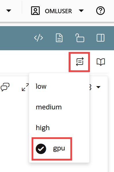 Enable GPU Compute Capabilities in a Notebook through the Python Interpreter
