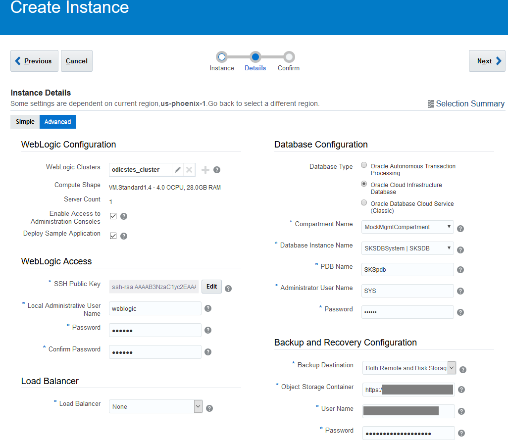 Provisioning Java Cloud Service for Oracle Data Integrator