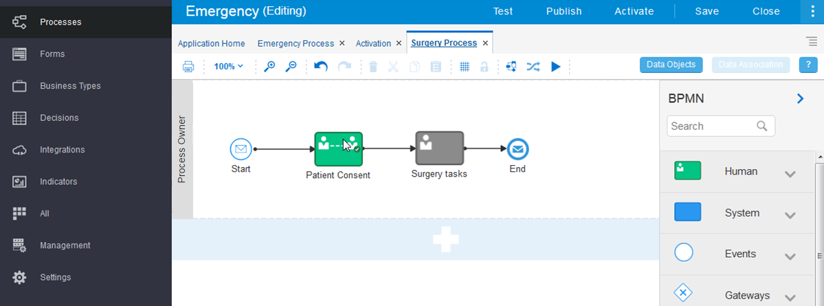 Use a Structured Process in a Dynamic Process