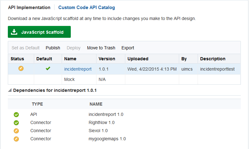 API Implementation Lifecycle