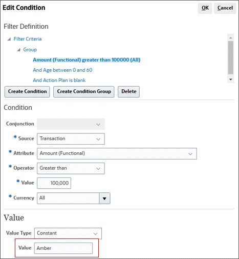 Creating a RAG (Red, Amber, Green) Score in Account Reconciliation