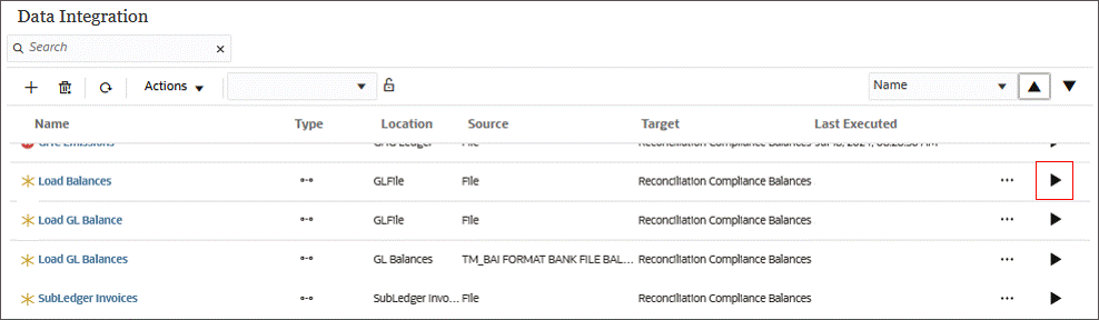 Managing Account Reconciliation balance load