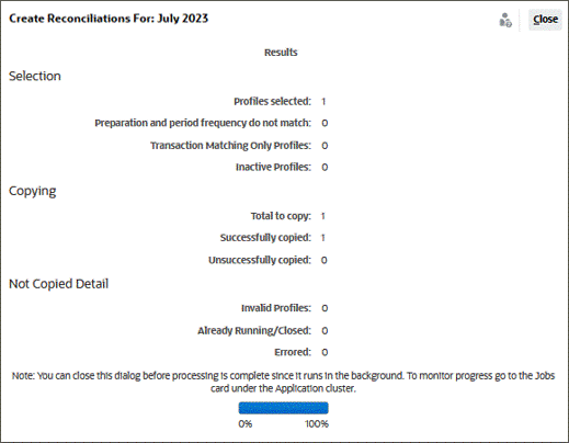 Managing Account Reconciliation balance load