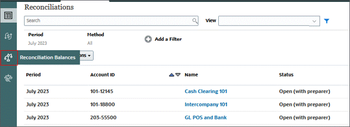 Managing Account Reconciliation balance load