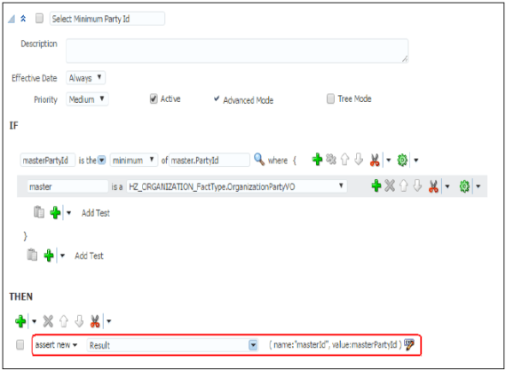 Define Set Master Record Rules