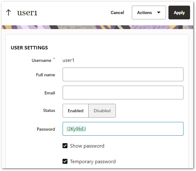 Change an Interactive Hub User's Password