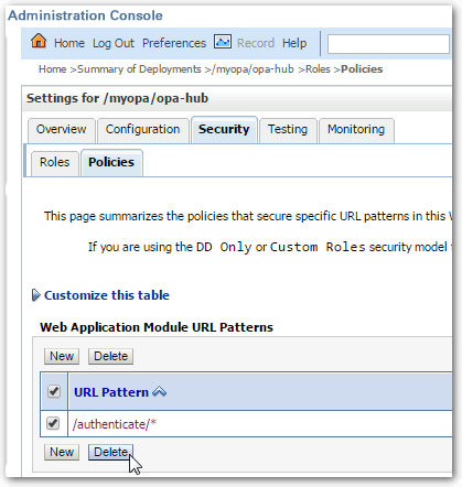 Disable External Authentication Mode for Intelligent Advisor Hub