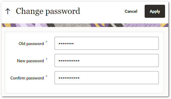 Change Your Own Password