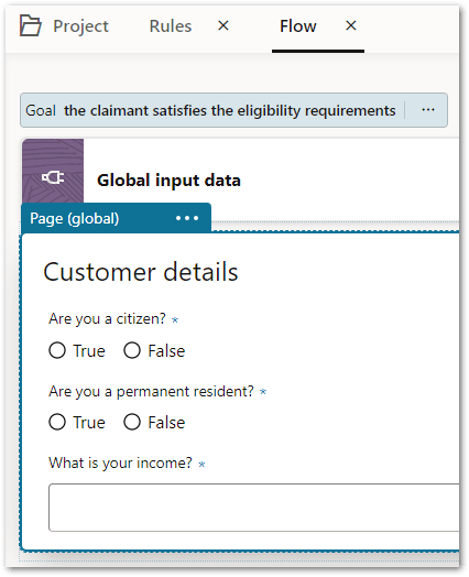 Specify the Goals for a Flow