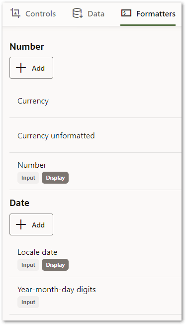Add Or Edit a Number Or Date Formatter In a Flow Scheme