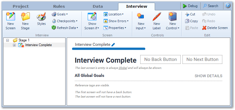 Walkthrough of Policy Modeling