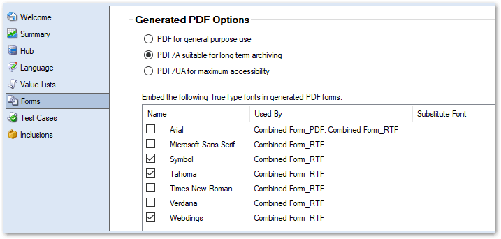 Insert Standard Text Into an RTF Form Template