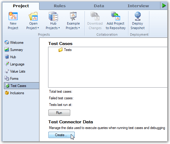 Create a Sample Data File