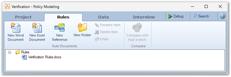 Walkthrough of Policy Modeling