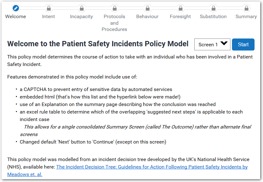 Example Policy Models