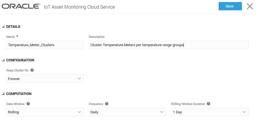 Create Asset Clusters Based On Attribute Behavior