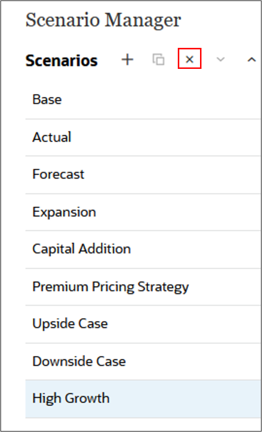 Creating scenarios with Strategic Modeling