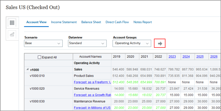 Creating scenarios with Strategic Modeling