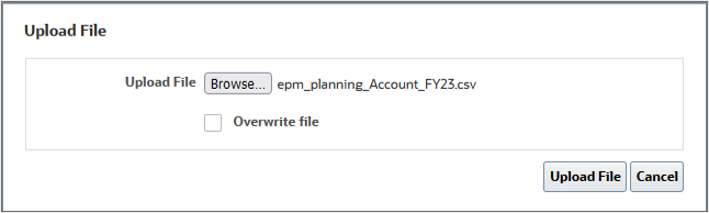 Loading Data in Planning