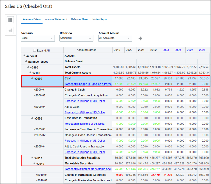 Setting up funding options in Strategic Modeling