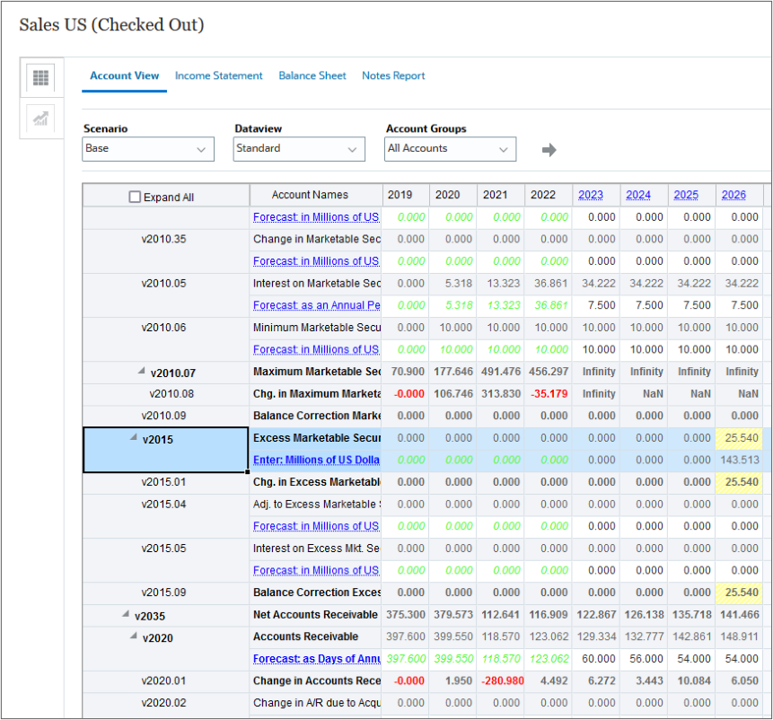 Setting up funding options in Strategic Modeling