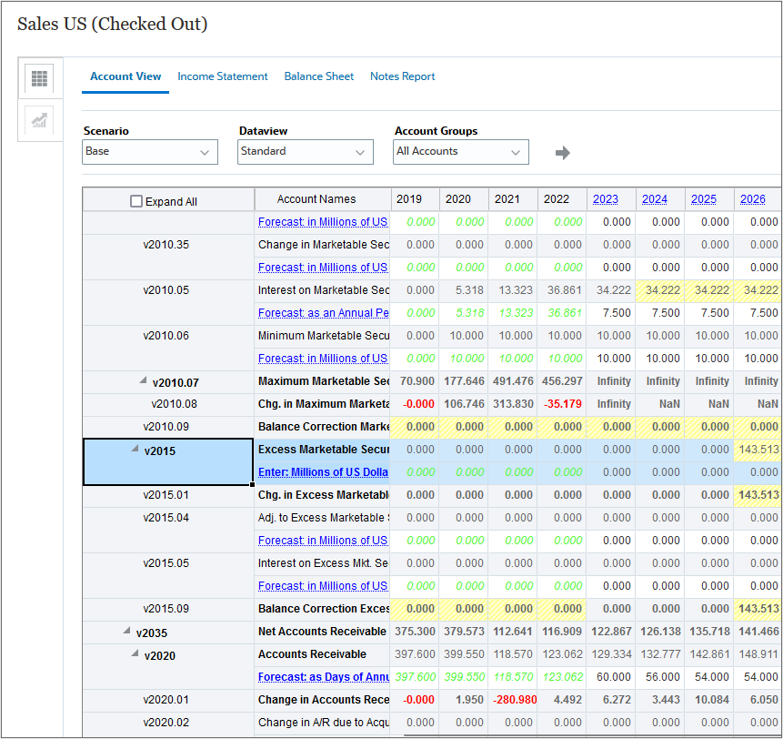 Setting up funding options in Strategic Modeling